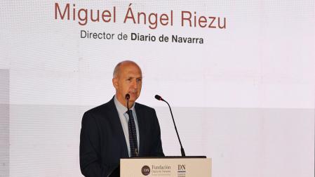 Discurso íntegro de Miguel Ángel Riezu, director de Diario de Navarra