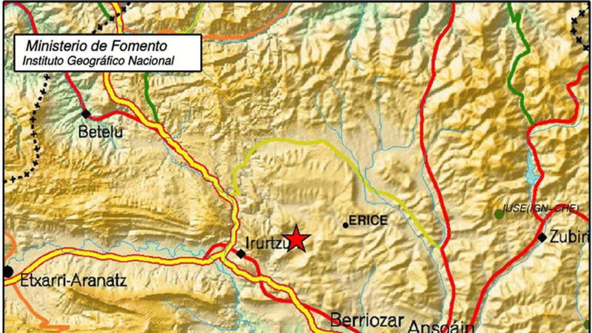 Un terremoto de 2,8 grados se deja sentir en Erice