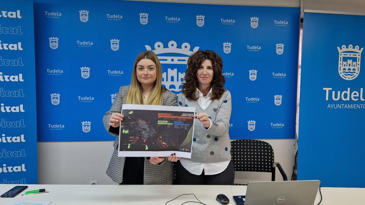 Tudela crea un mapa interactivo con información de 52 entidades locales