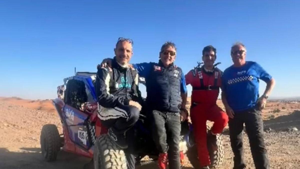 El piloto navarro Marino Zulet sorprende en el 'Mini Dakar'